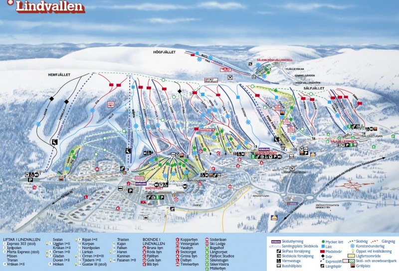 Lindvallen Skiferie - Skirejser til Lindvallen i Sälen, Sverige ...