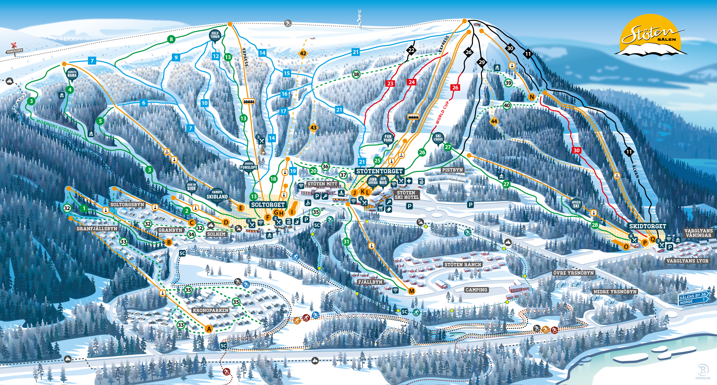 Pistekort Stöten - FJÄLLFERIE